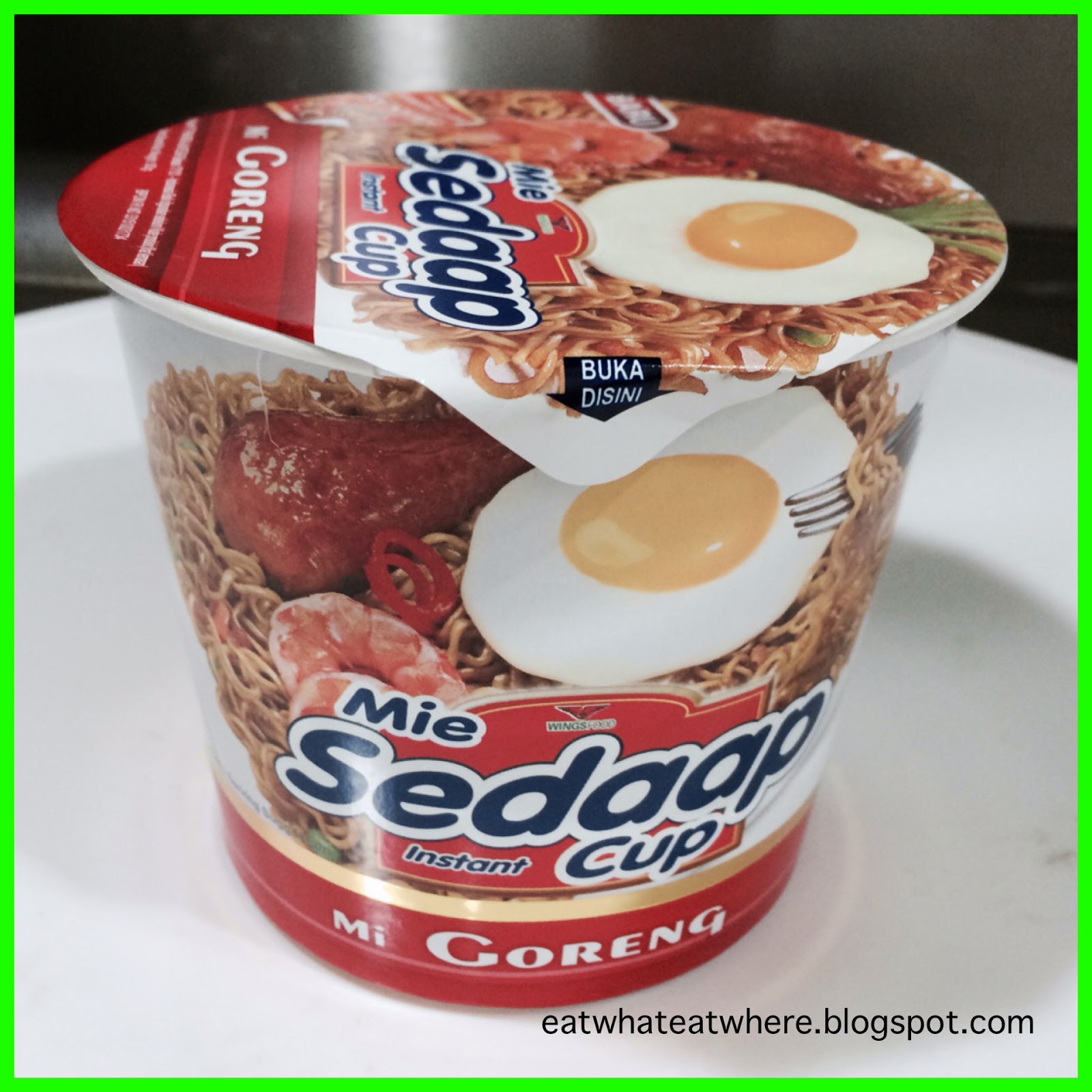 Eat what, Eat where?: #ewew tries Mie Sedaap Cup